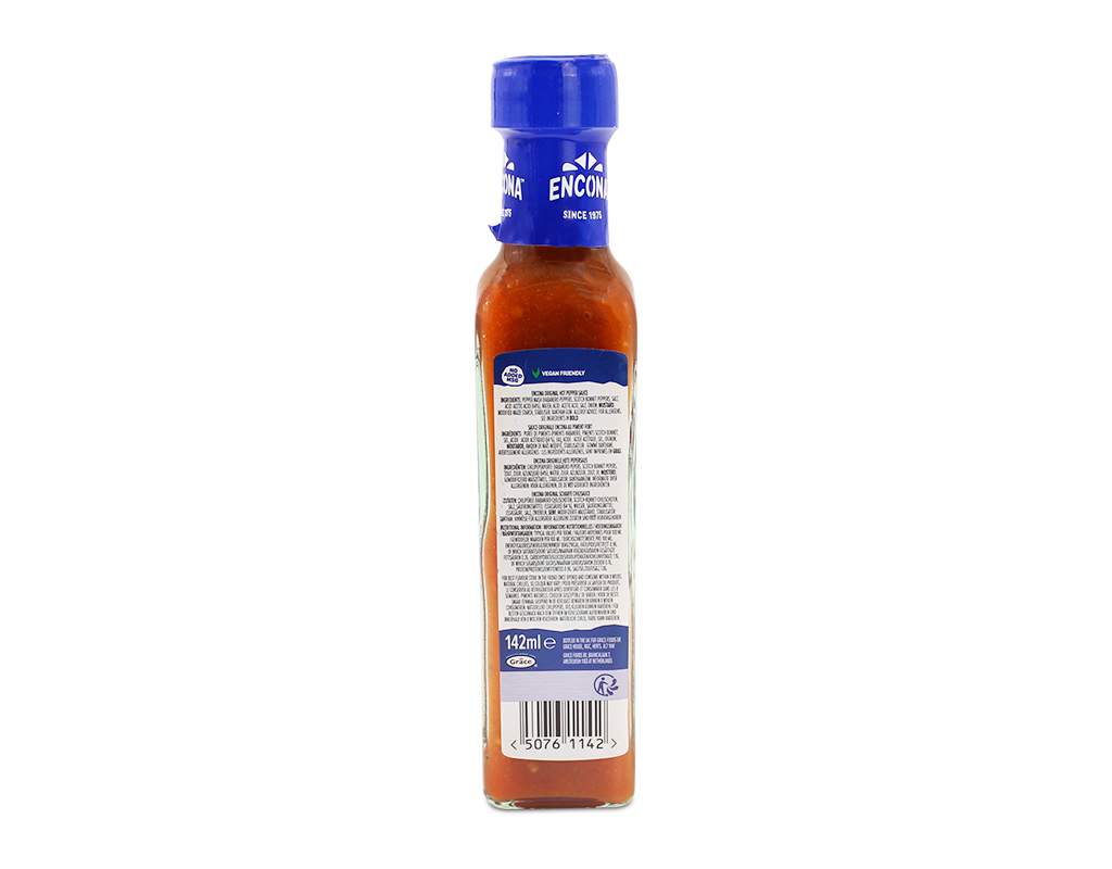 Encona - 142ml Original Hot Pepper Sauce - Asia Grocery